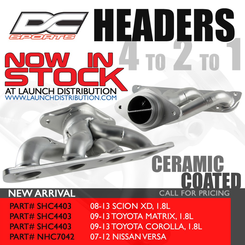 DC SPORTS: Headers for xD, Matrix, Corolla, and Versa IN STOCK – Launch ...