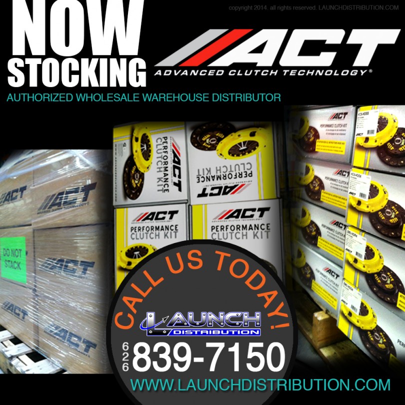 ACT PERFORMANCE CLUTCHES: Now Available – Launch Distribution