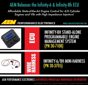 AEM ELECTRONICS: Infinity-6 and Infinity-8h ECU – Launch Distribution