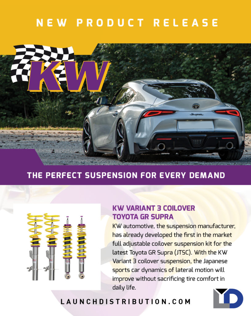 KW Variant-3 Toyota GR Supra – Launch Distribution